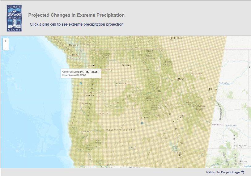 Heavy Precipitation Projections for use in Stormwater Planning