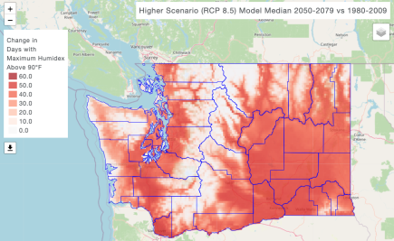 Climate Mapping for a Resilient Washington | Climate Impacts Group